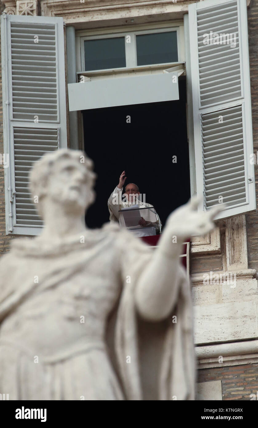 Der Staat der Vatikanstadt (Heiliger Stuhl). 26 Dez, 2017. Papst ...