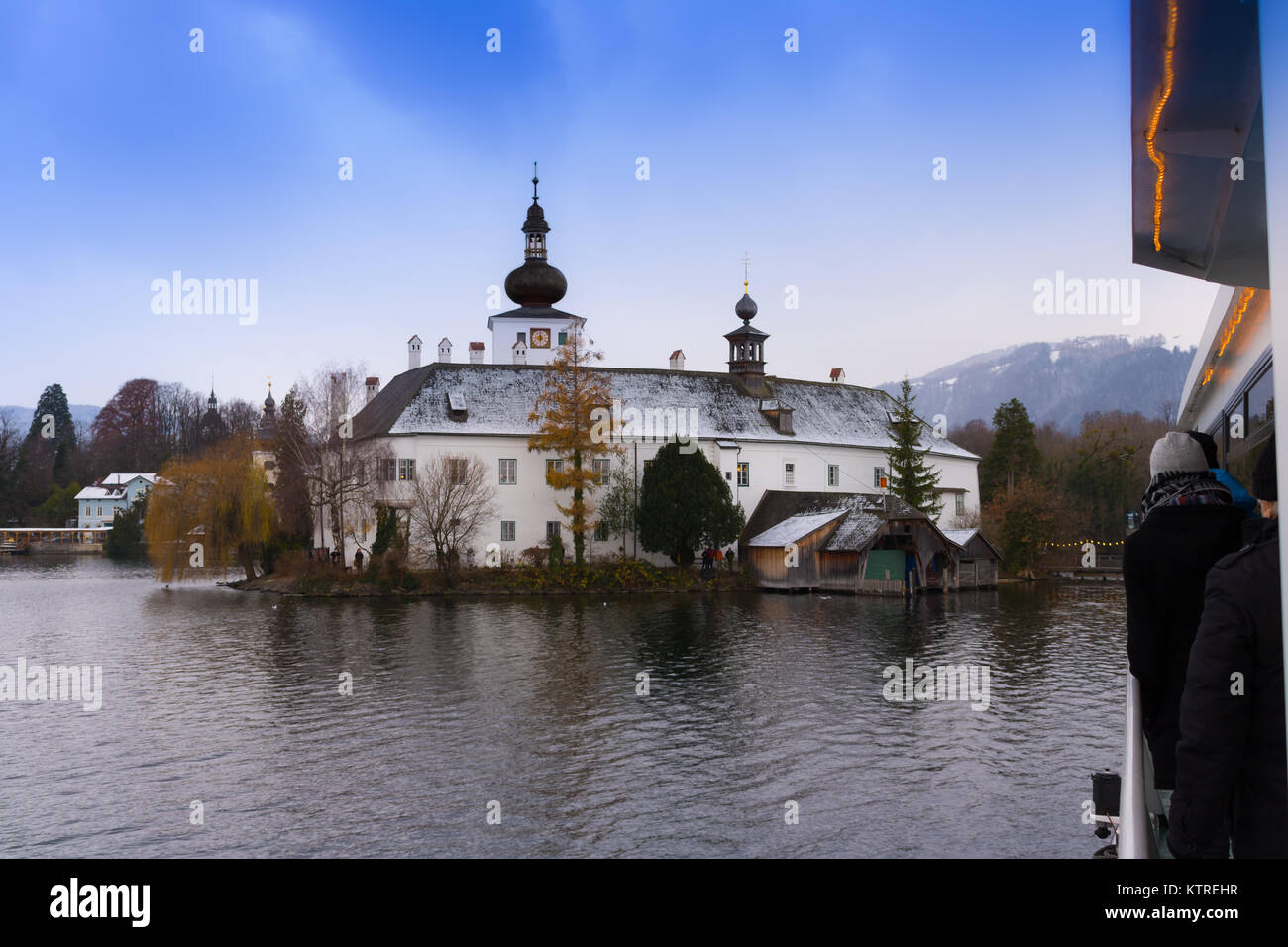 Traunsee Schloss Schloss Orth, Gmunden, Oberösterreich, Österreich ...