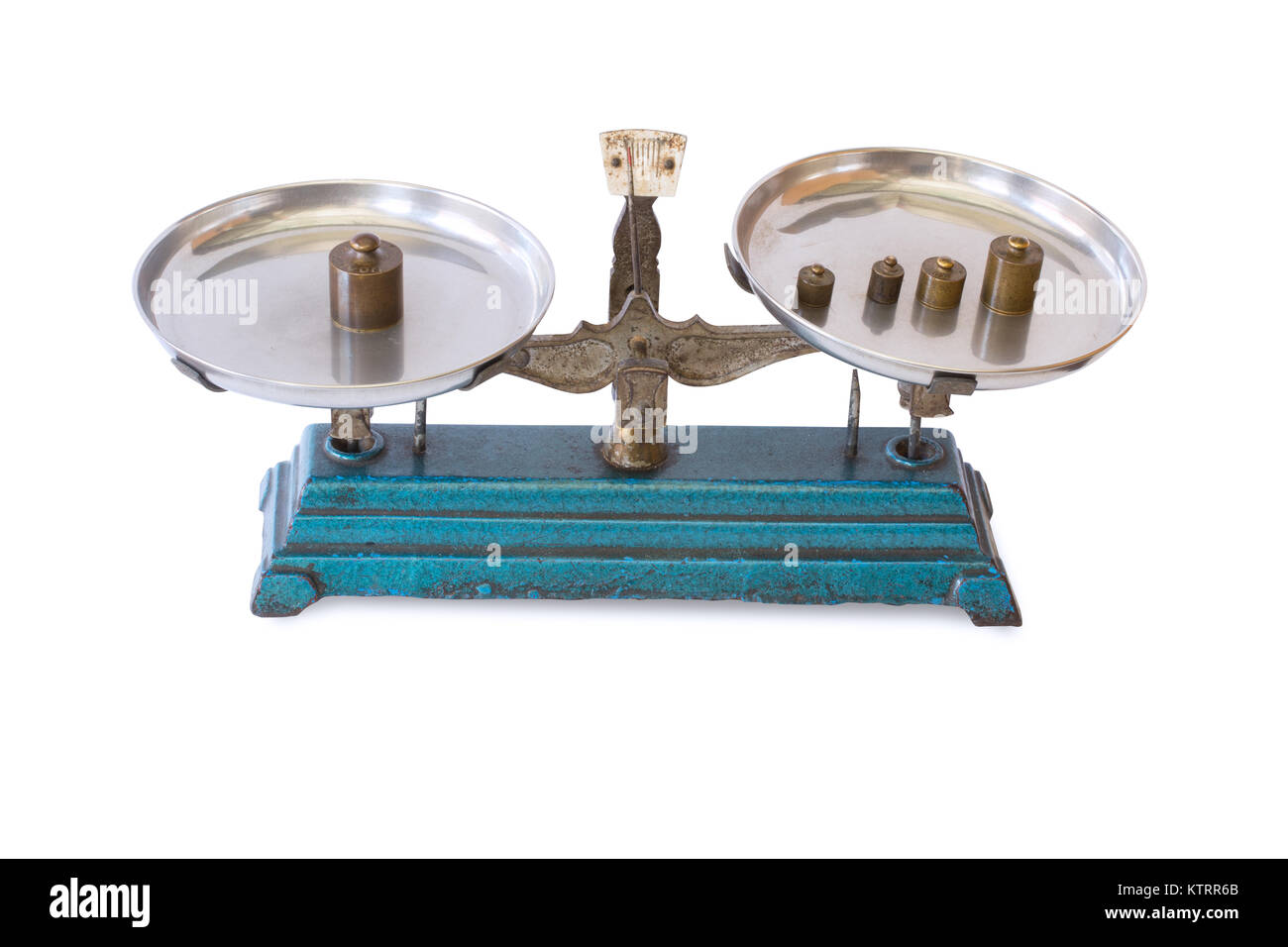 Old Balance Scale Stockfotos und -bilder Kaufen - Alamy