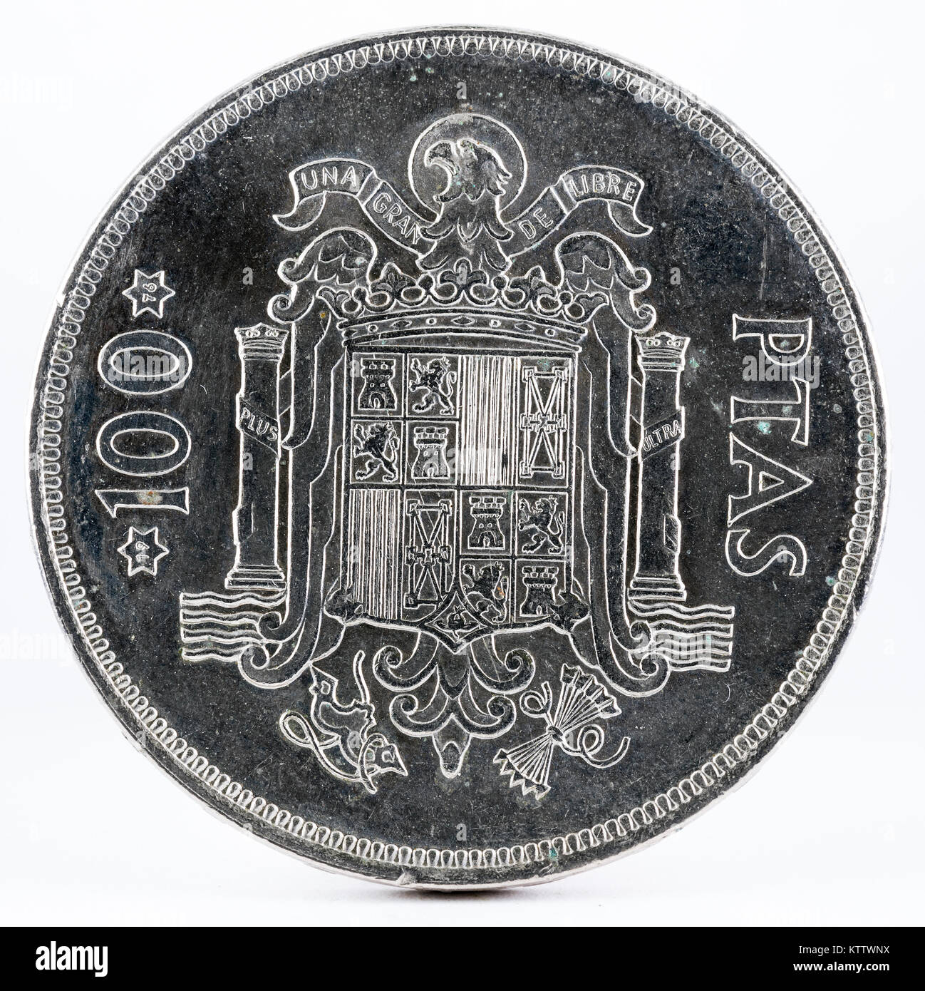 Spannende Alte Spanische Münze Bilder