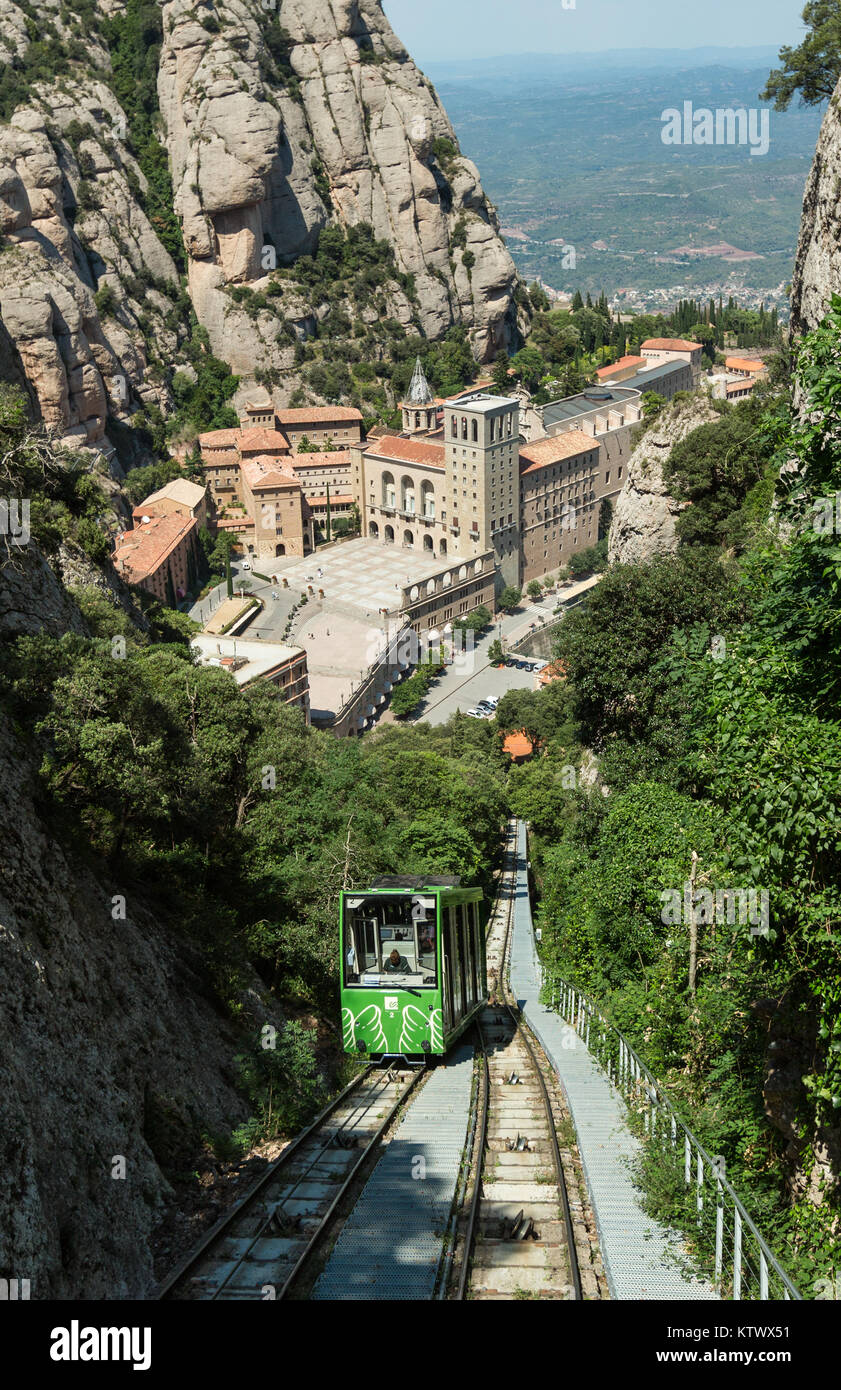 Montserrat Cable Car Stockfotos und -bilder Kaufen - Alamy