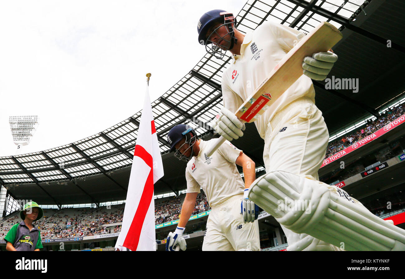 England's Alastair Koch und Jonny Bairstow zu bat gehen Sie bei Tag ...