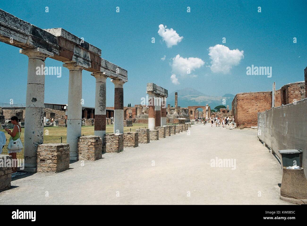 Alle, die Reste der einst blühenden Italienischen seeküste Stadt ...