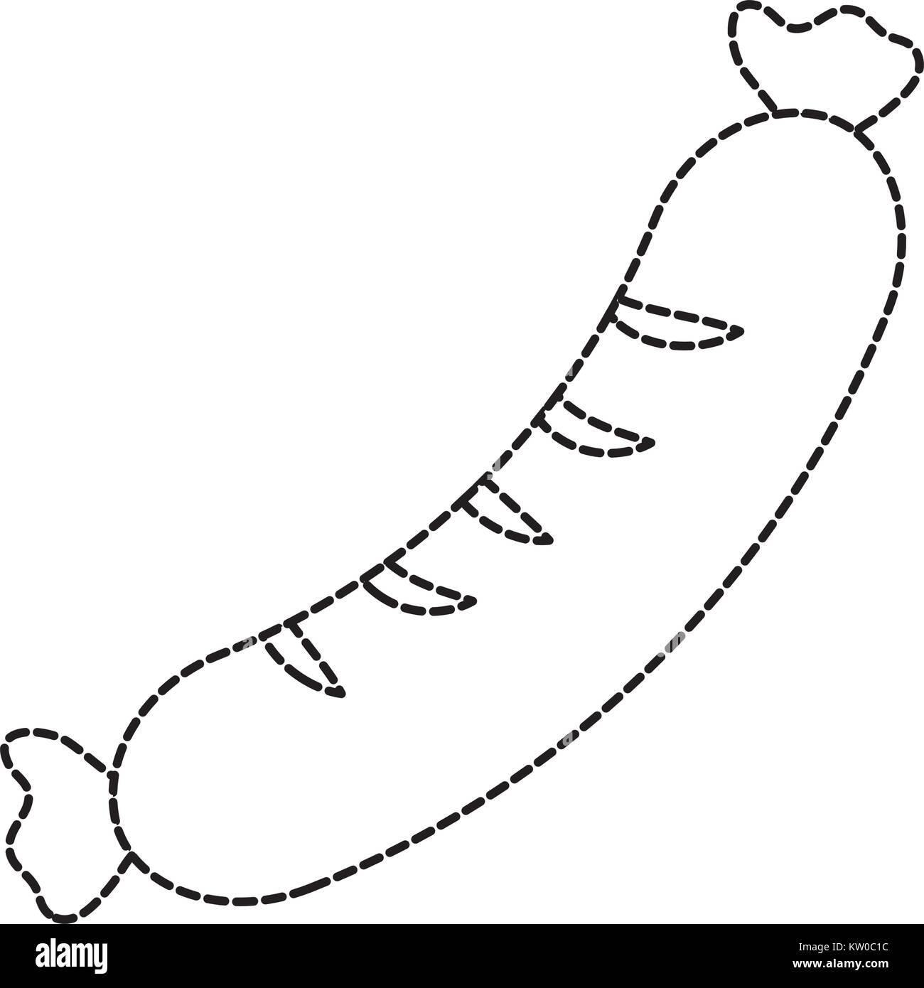 Wurst Vector Illustration Stock-Vektorgrafik - Alamy