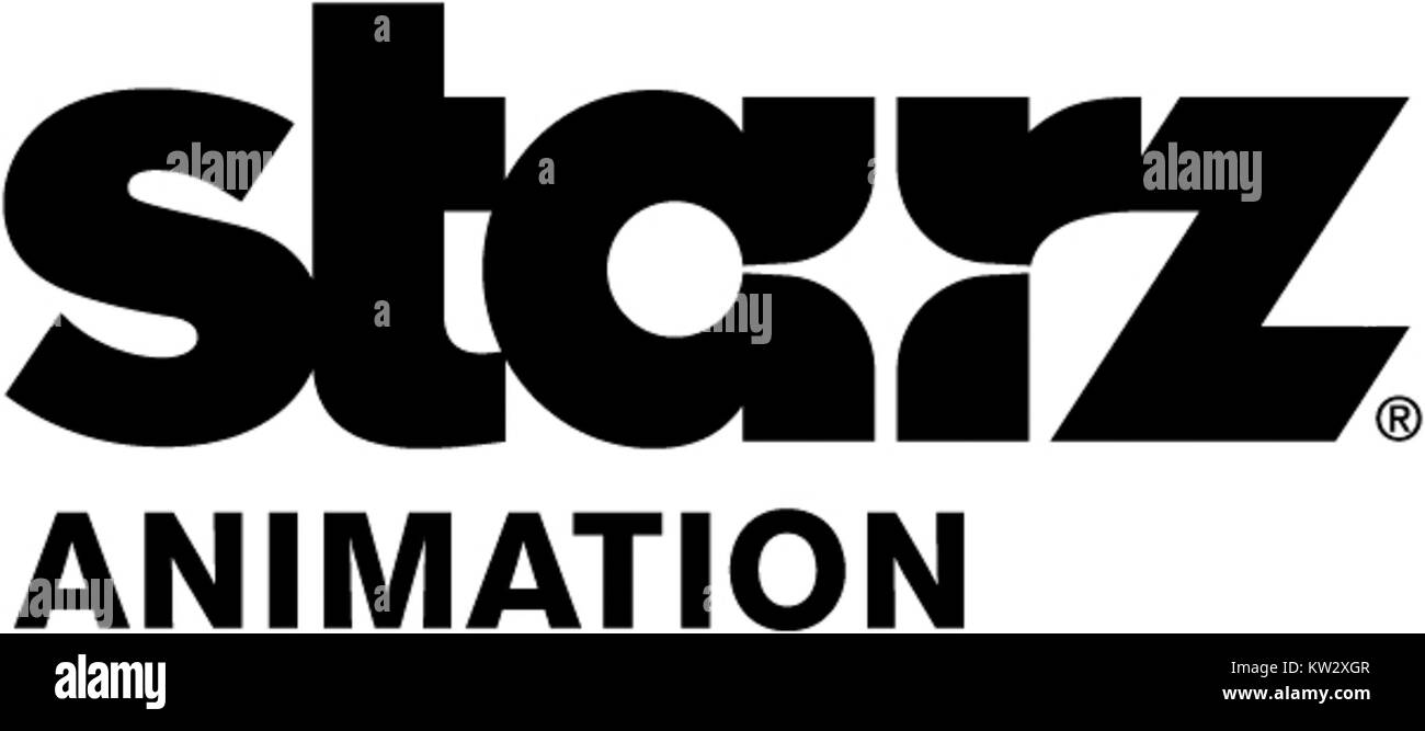 Das Starz Animation Logo steht für das Branding des Animationsstudios ...
