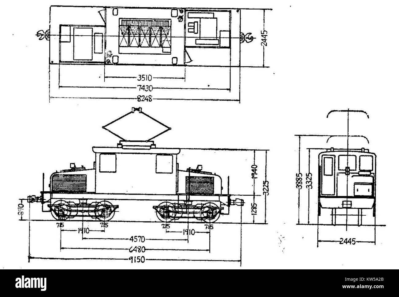 Der JNR ED22 ist ein Modell eines elektrischen Triebzugs, der von der Japan National Railways ...