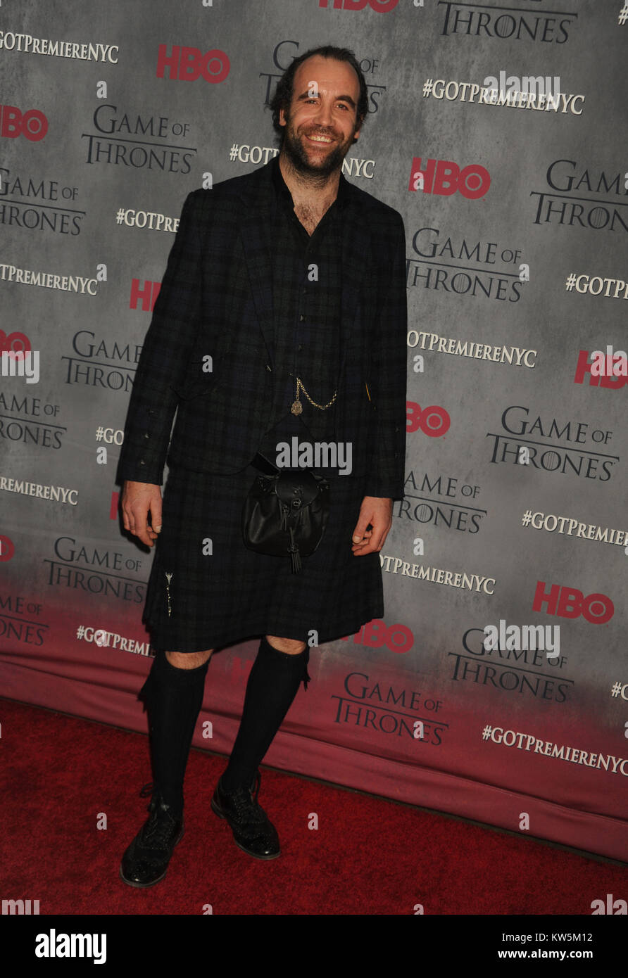 NEW YORK, NY - 18. März: Rory McCann besucht die "Spiel der Throne ...
