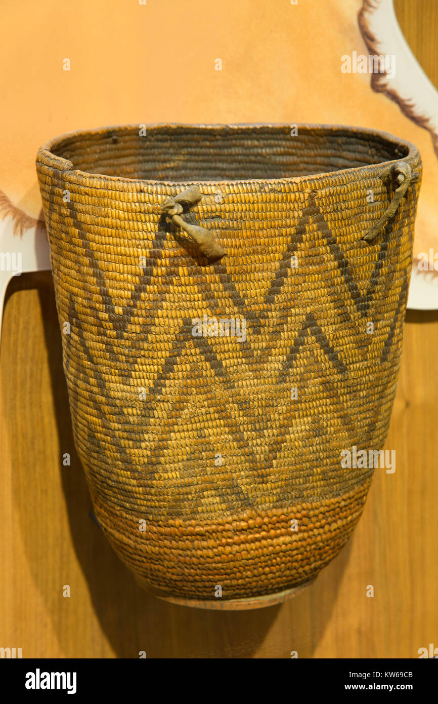 Native American Korb, Lewis&Clark Interpretive Center, Lewis und Clark ...
