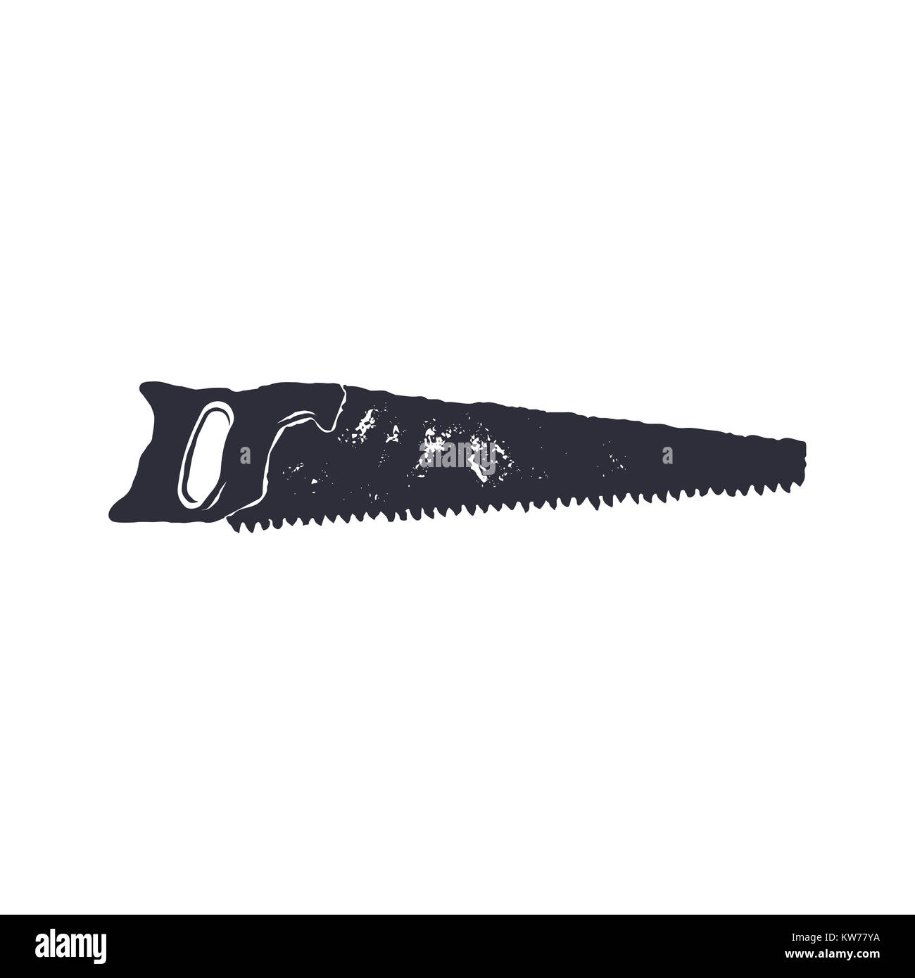 Monochrome sah Form, Symbol. Jahrgang Hand gezeichnet. Lager isoliert ...