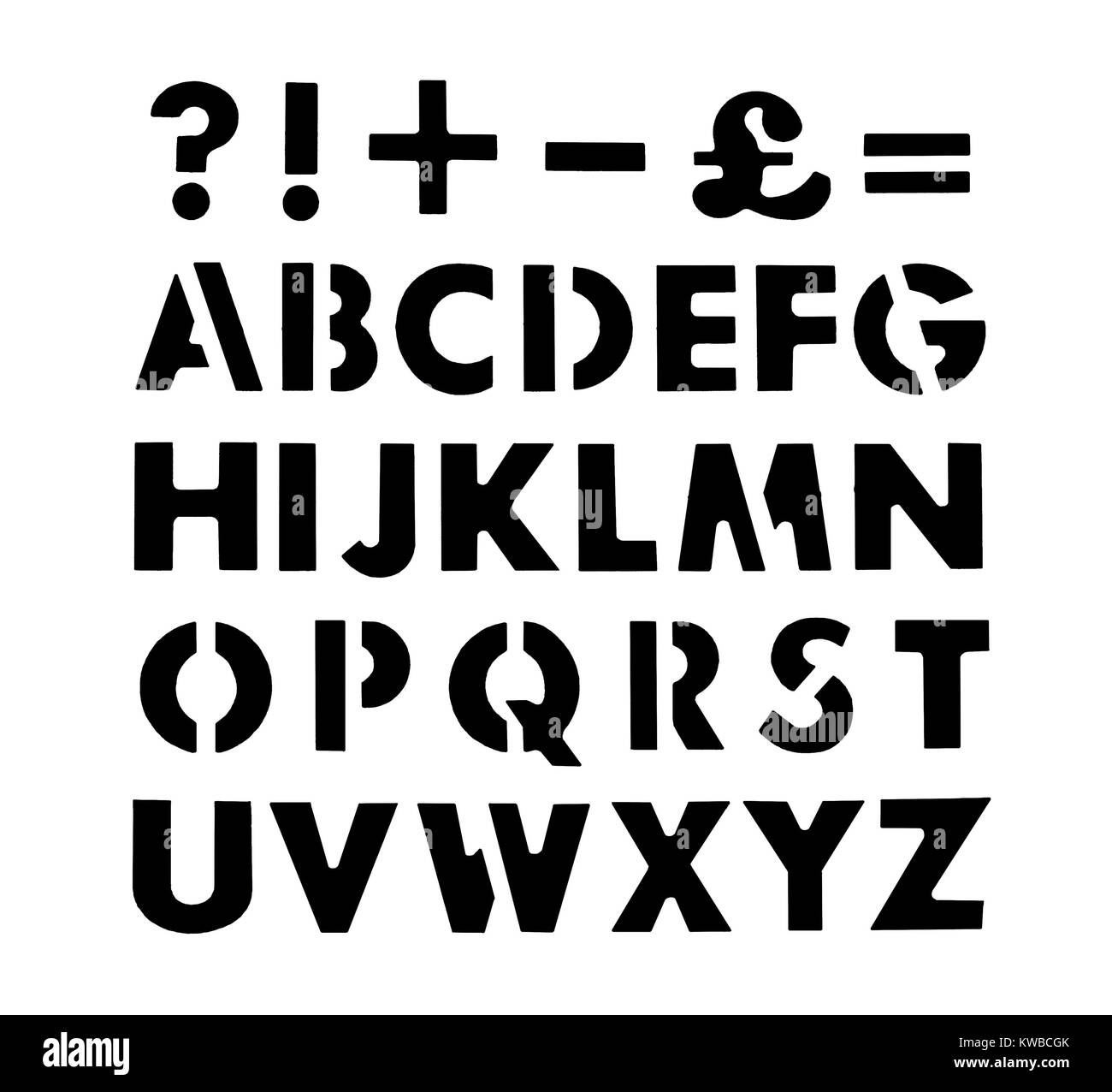 Formen alphabet -Fotos und -Bildmaterial in hoher Auflösung – Alamy