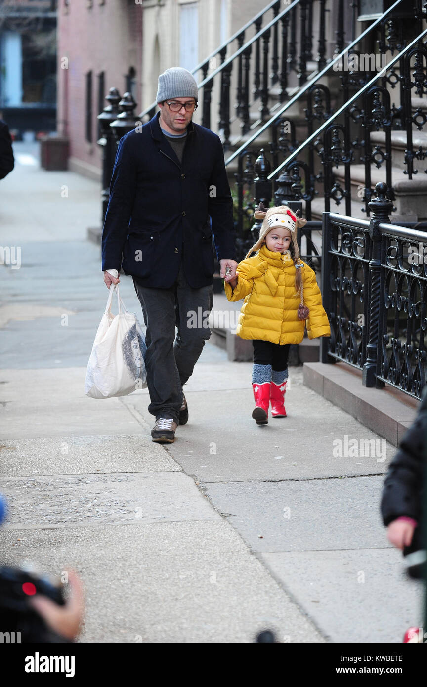 NEW YORK, NY - 13. Januar: Matthew Broderick, Sarah Jessica Parker ...