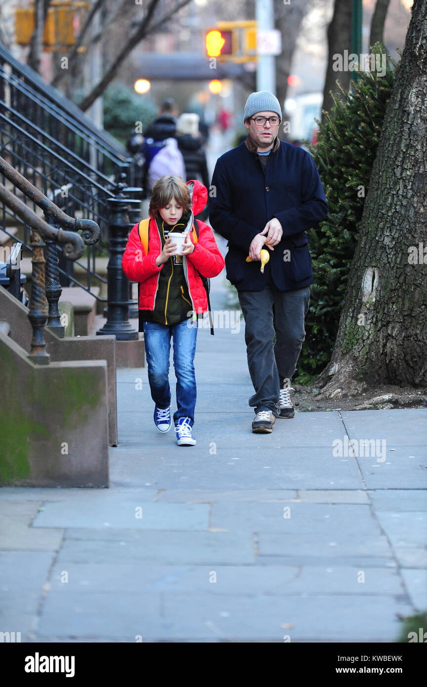 NEW YORK, NY - 13. Januar: Matthew Broderick, Sarah Jessica Parker ...