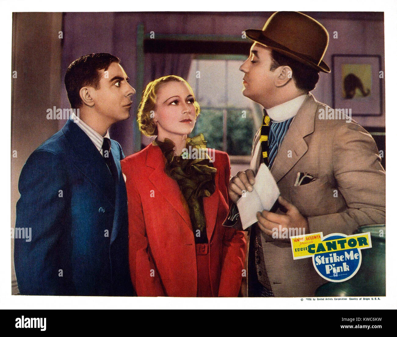 Schlag mich ROSA, US lobbycard, von links: Eddie Cantor, Sally Eilers ...