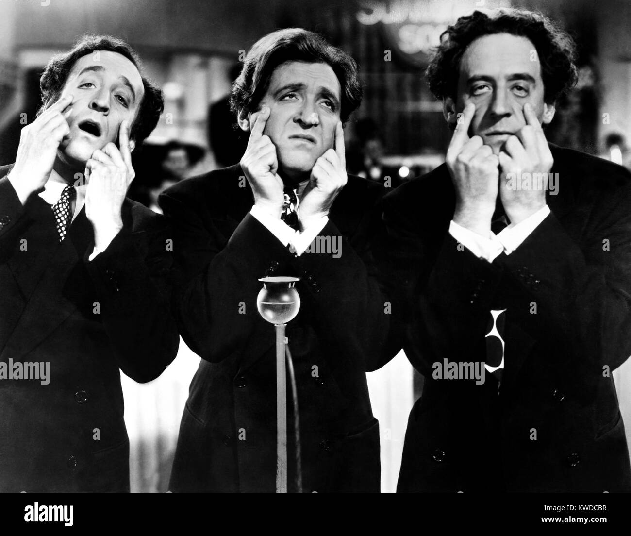 Das Ritz Brothers, von links: Al Ritz, Harry Ritz, Jimmy Ritz, 1930er ...