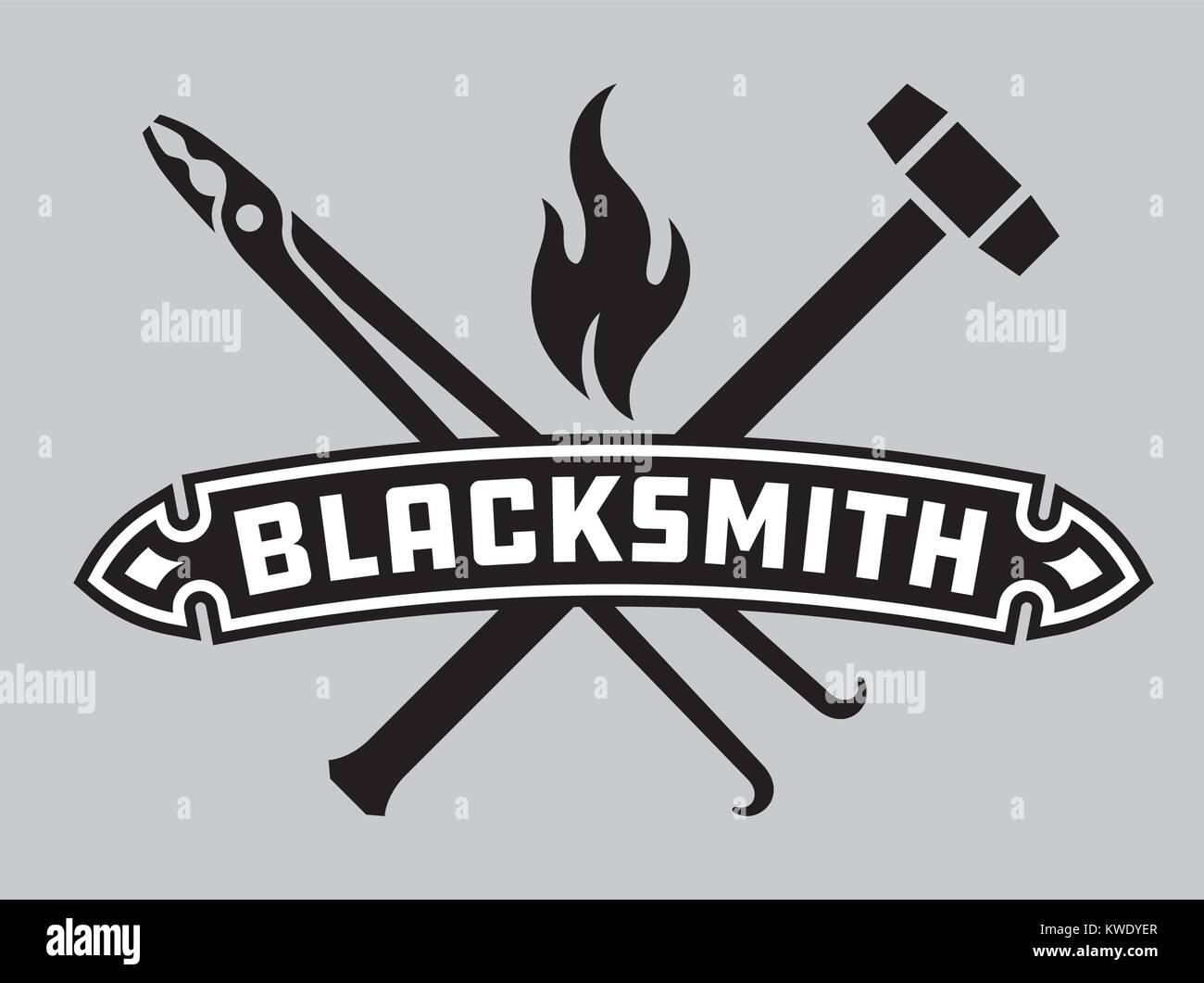 Schmiede logo Stock-Vektorgrafiken kaufen - Alamy