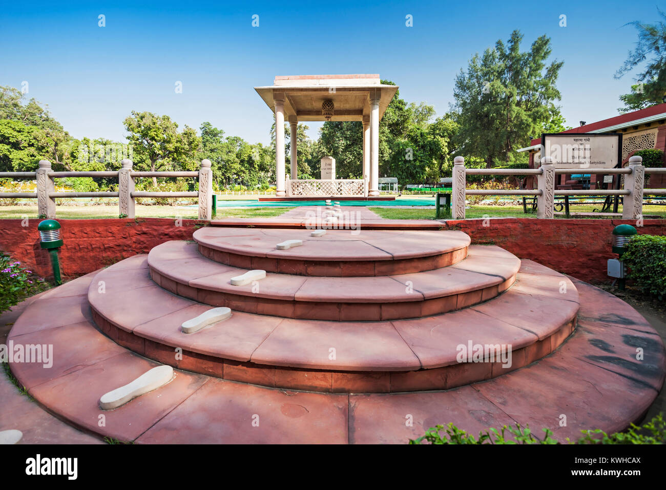 NEW DELHI, INDIEN - 18 September: Gandhi Smriti, ehemaliger Birla House ...