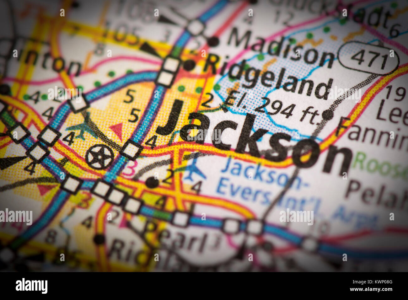 Jackson map -Fotos und -Bildmaterial in hoher Auflösung – Alamy