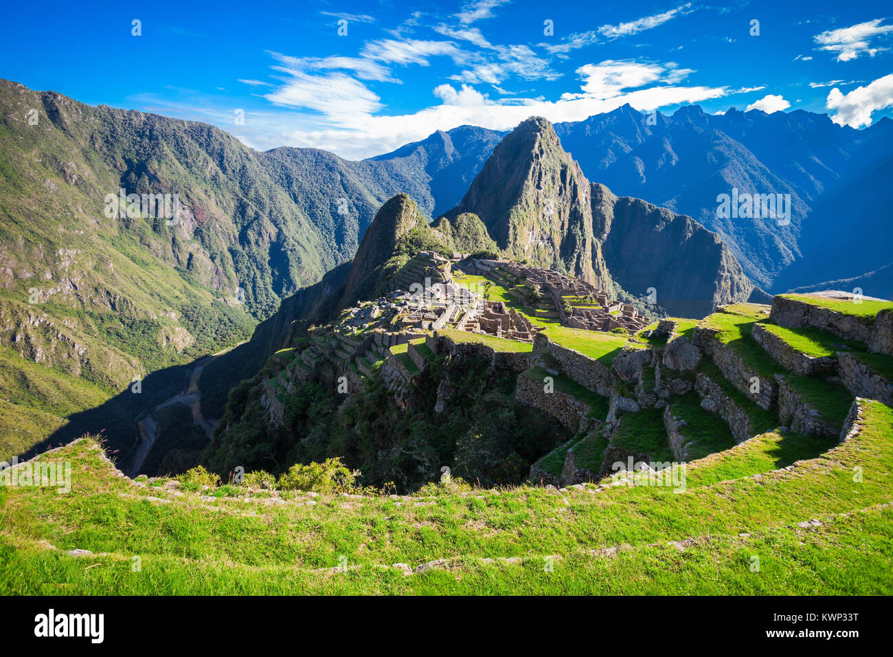 Machu Picchu, die Verlorene Stadt der Inkas in Peru Stockfotografie - Alamy