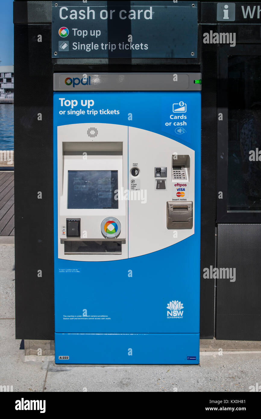 Fahrkartenautomat sydney Stockfotos und -bilder Kaufen - Alamy