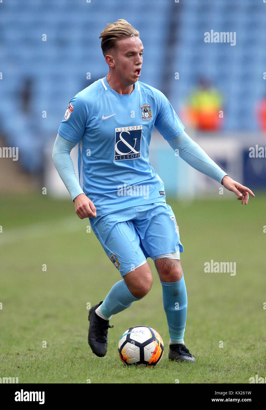 Von Coventry City Jordan Maguire-Drew während der FA Cup, dritte Runde ...