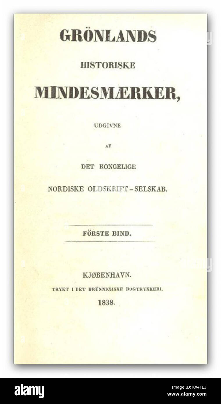 „Grønlands historiske Mindesmærker“ (historische Denkmäler Grönlands ...