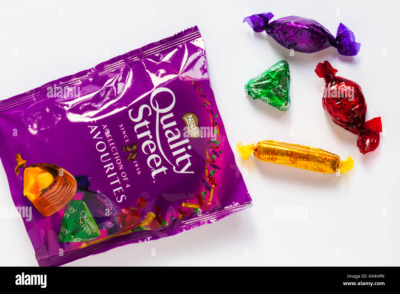 Quality Street Chocolates Stockfotos & Quality Street Chocolates Bilder ...