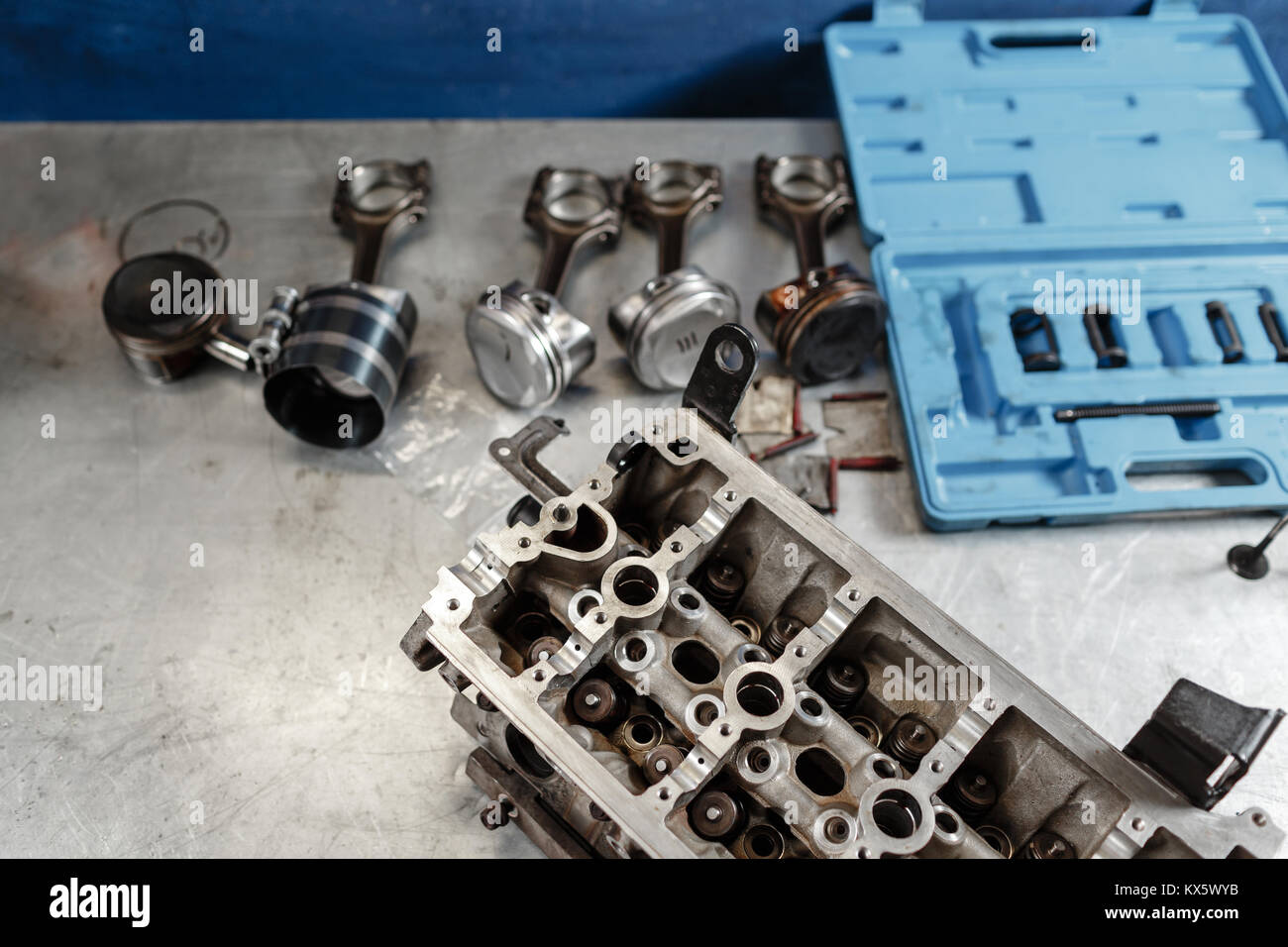 Motorblock Fahrzeug zerlegen. Motor Hauptstadt reparieren. 16 Ventil ...