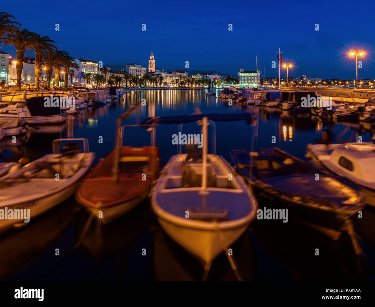 Skyline der Stadt Split, Kroatien Stockfotografie - Alamy