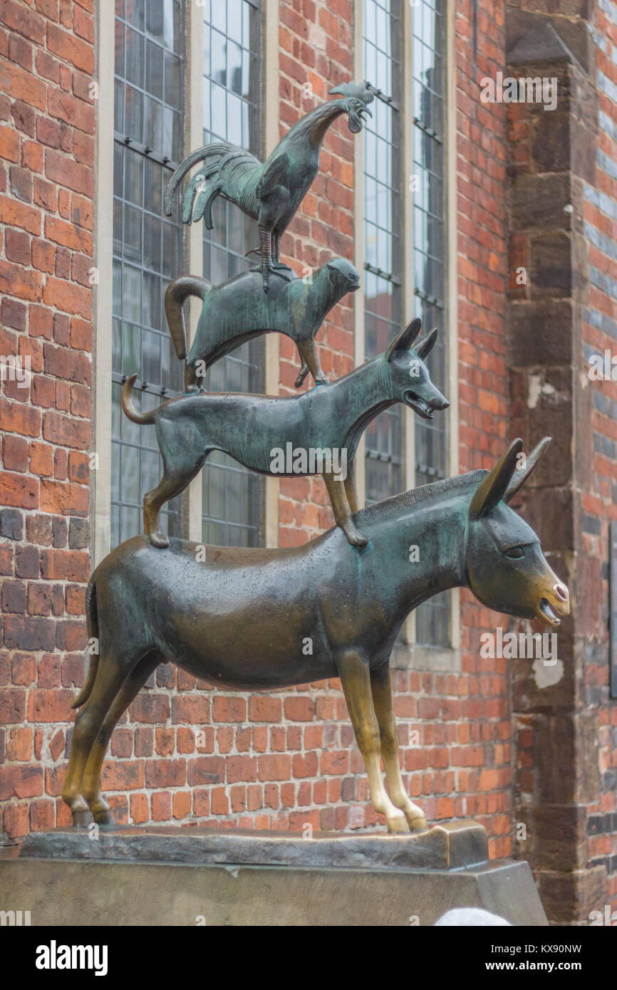 Bremer stadsmuzikanten (Bremen Stockfotografie - Alamy