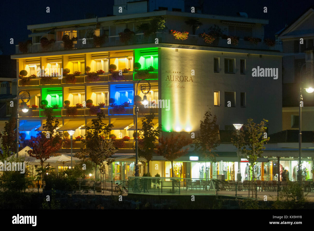 Italien, Südtirol, Meran, Hotel Aurora Stockfotografie - Alamy