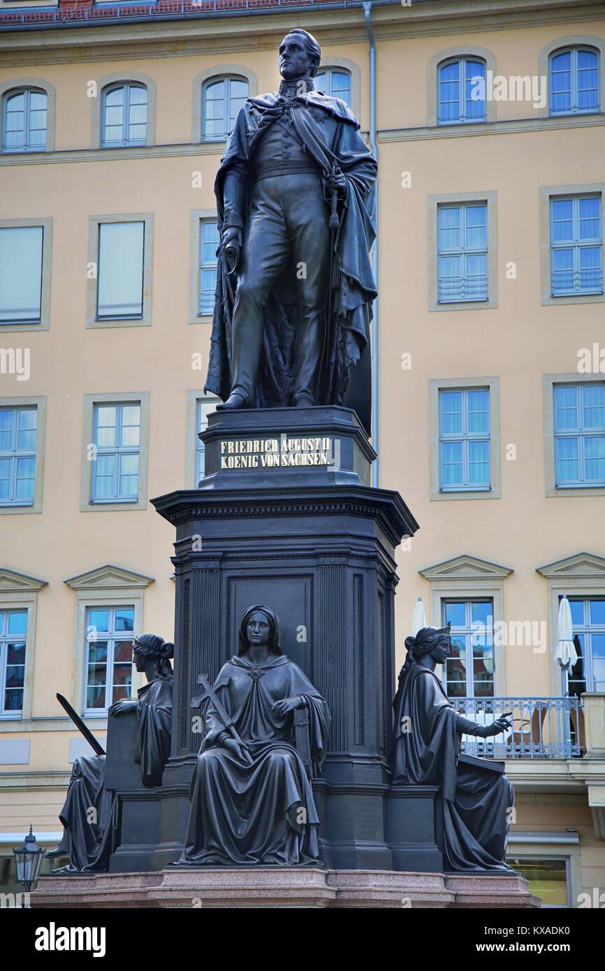 Friedrich August Denkmal Stockfotos und -bilder Kaufen - Alamy