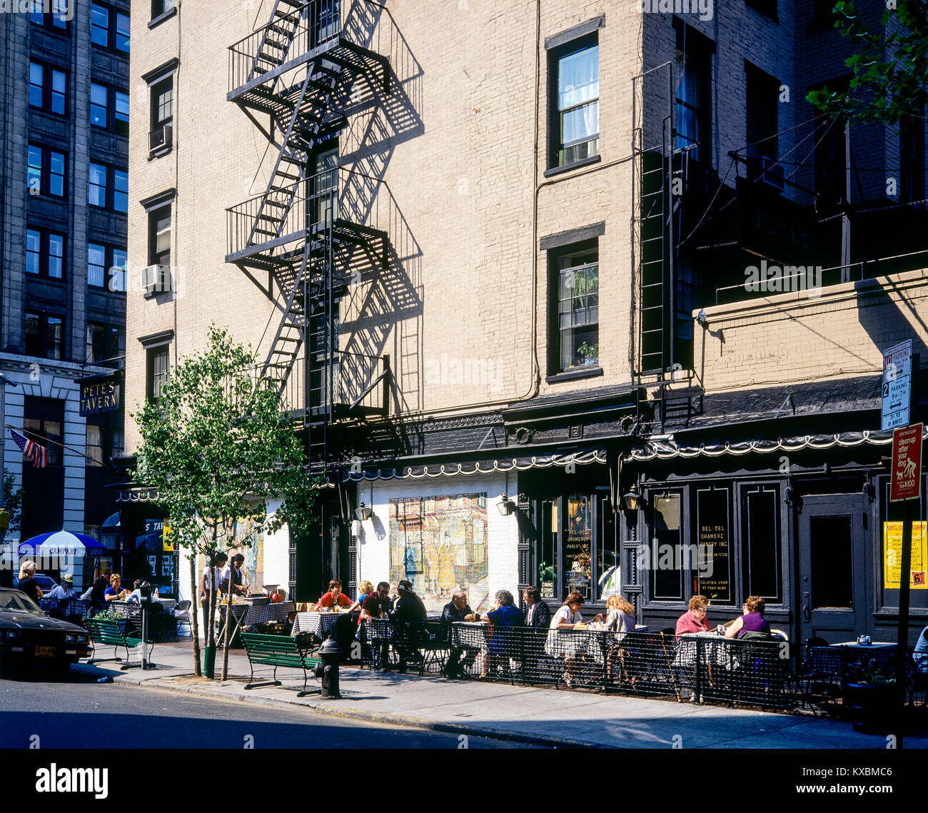 New York 1980er, Pete's Tavern Restaurant, Inn, Cafe Terrasse ...