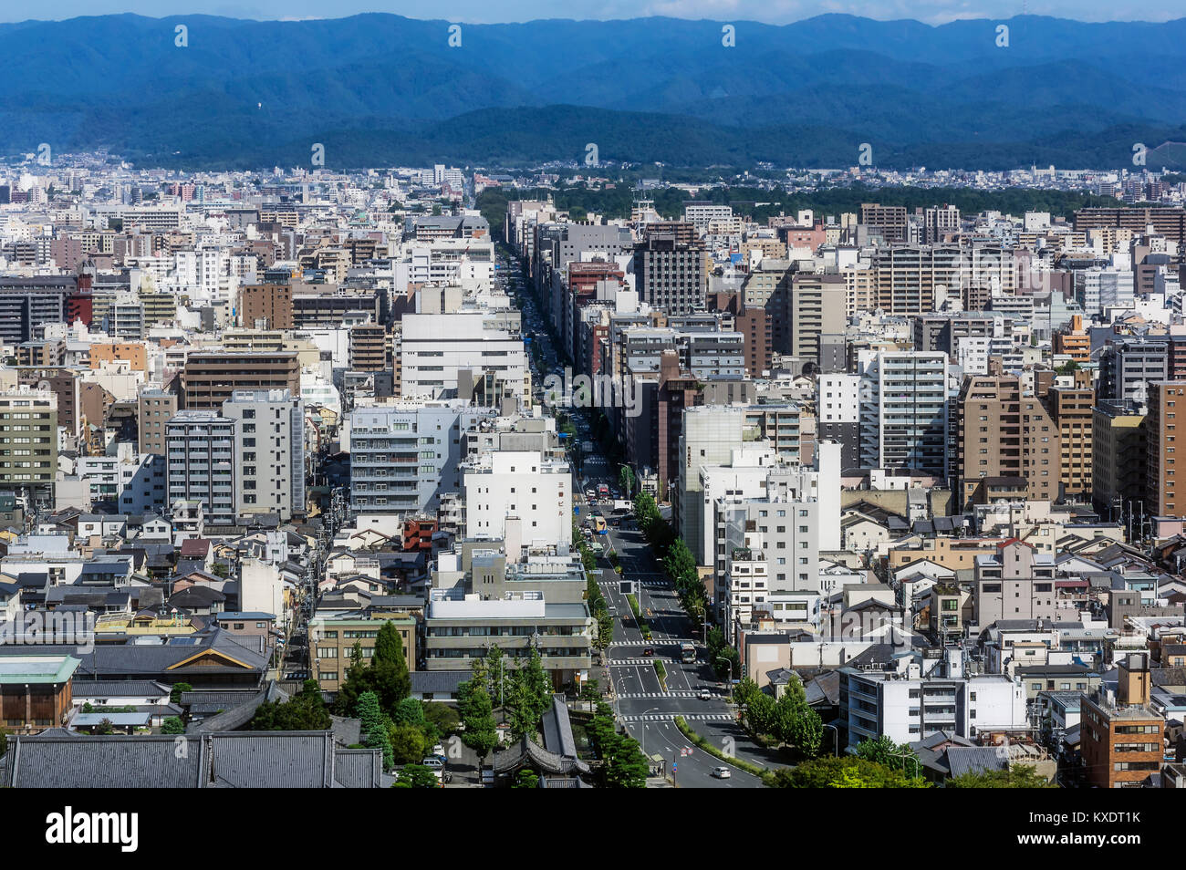 Aerial view kyoto -Fotos und -Bildmaterial in hoher Auflösung – Alamy