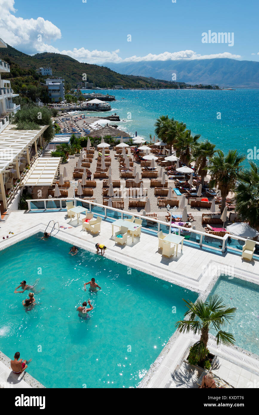 Hotel Resort Coral, Radhime, Riviera, Ionisches Meer, Albanien ...