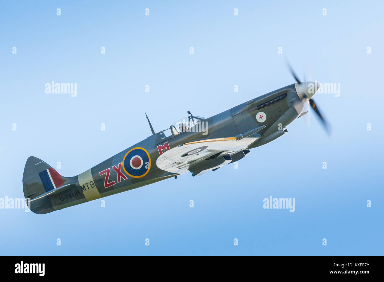 HF Spitfire Mk VIIIc MV 154 (D-FEUR Stockfotografie - Alamy