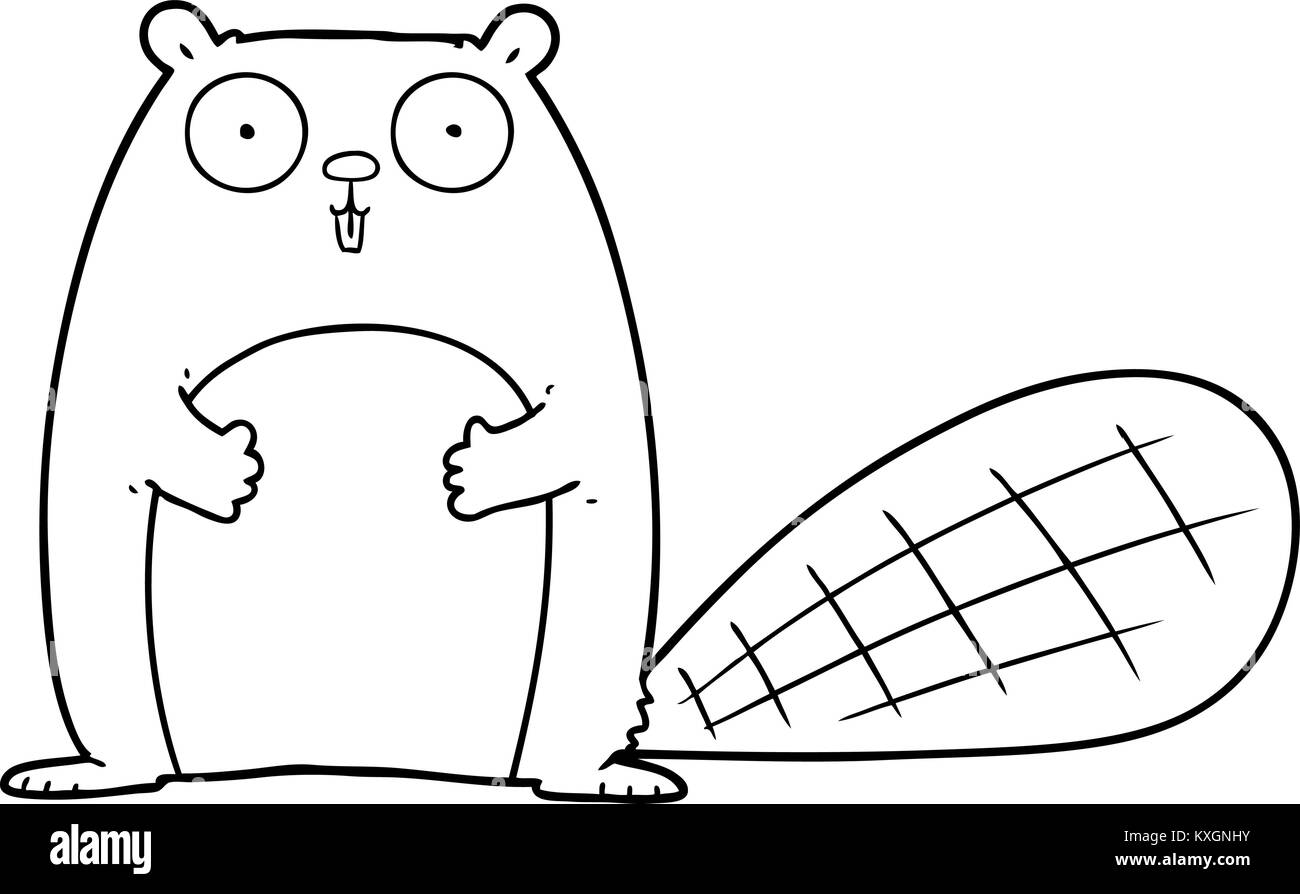 Cartoon Beaver Stockfotos und -bilder Kaufen - Alamy