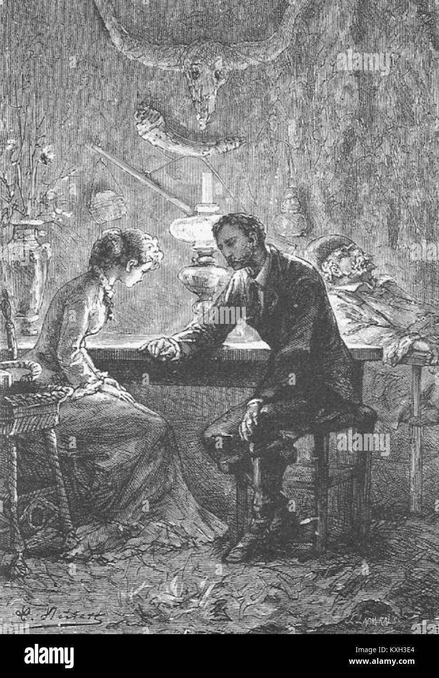 „The Vanished Diamond“ von Léon Benett ist ein fiktives Werk, das ...