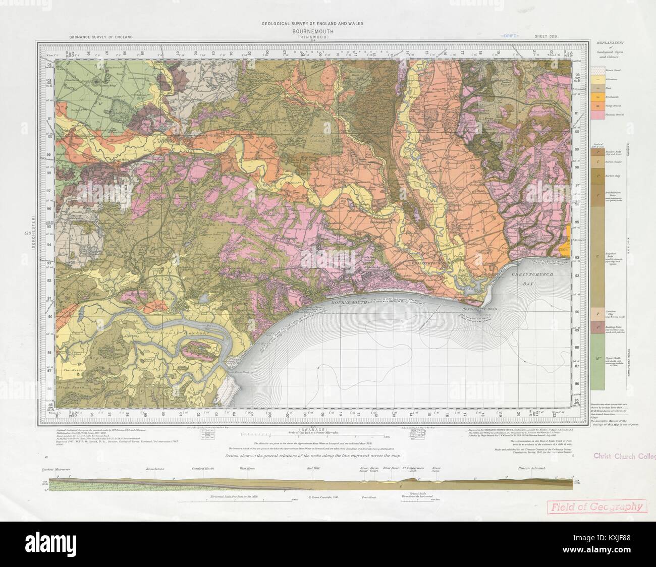 Map christchurch dorset -Fotos und -Bildmaterial in hoher Auflösung – Alamy
