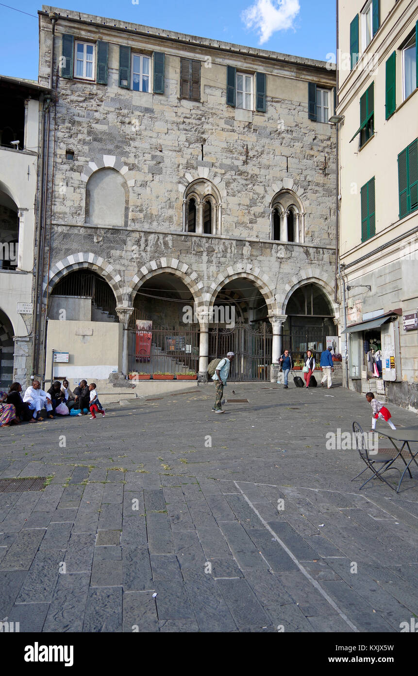 Die Kommende di San Giovanni d'Pré in Genua, ein Komplex von ...