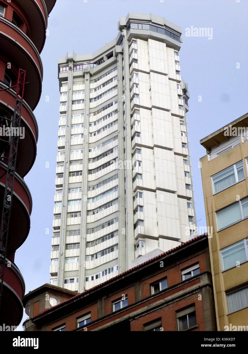 A Coruña - Torre Costa Rica (Torre Hercón) 01 Stockfotografie - Alamy