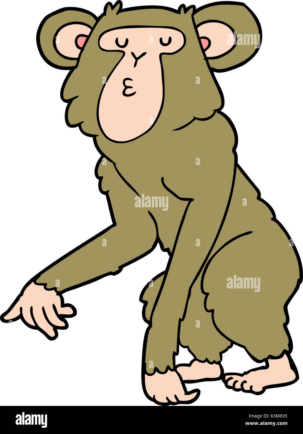 Chimpanzee Drawing Stockfotos und -bilder Kaufen - Alamy