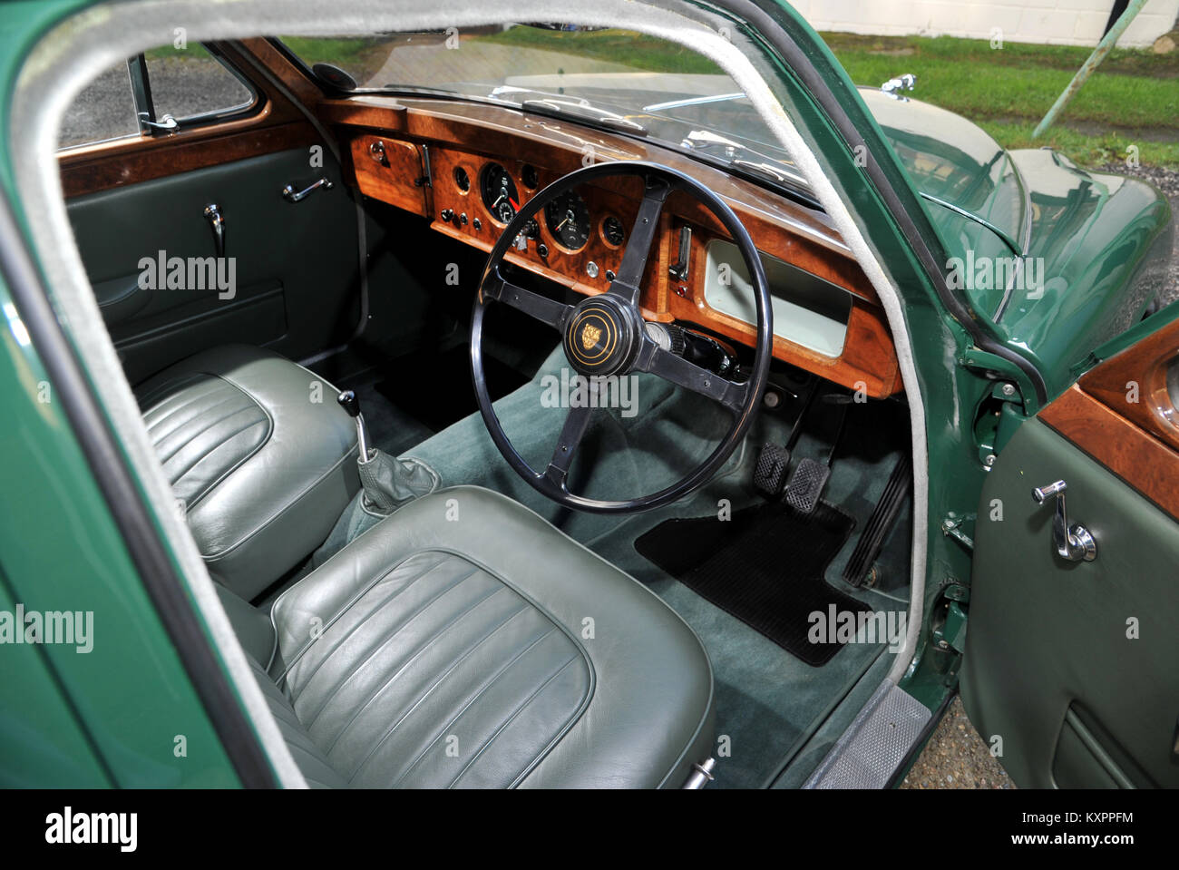 1956 Jaguar Mk1 Classic British Limousine Stockfotografie - Alamy