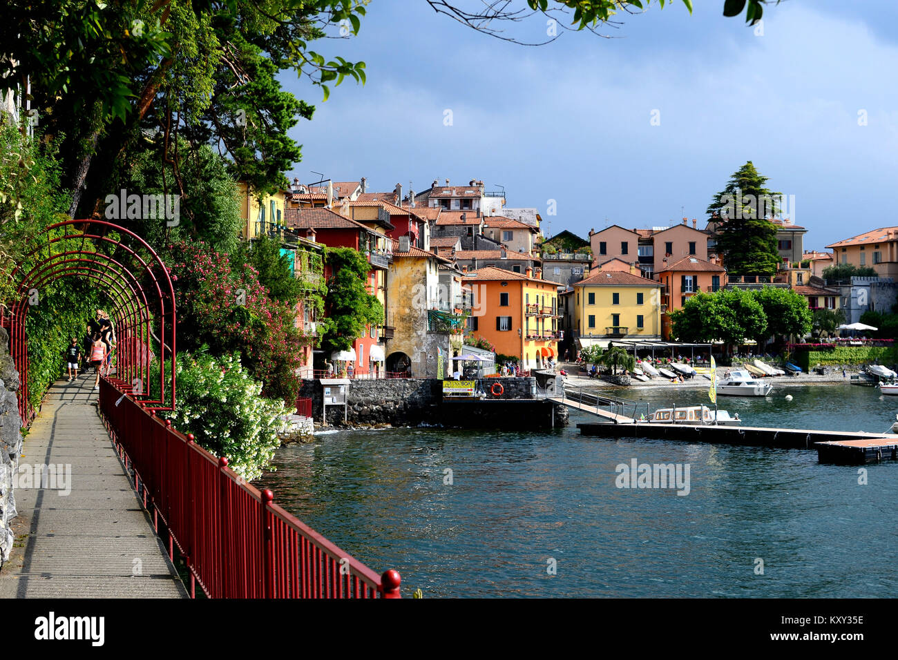 Varenna Station Railway Italy Stockfotos & Varenna Station Railway ...