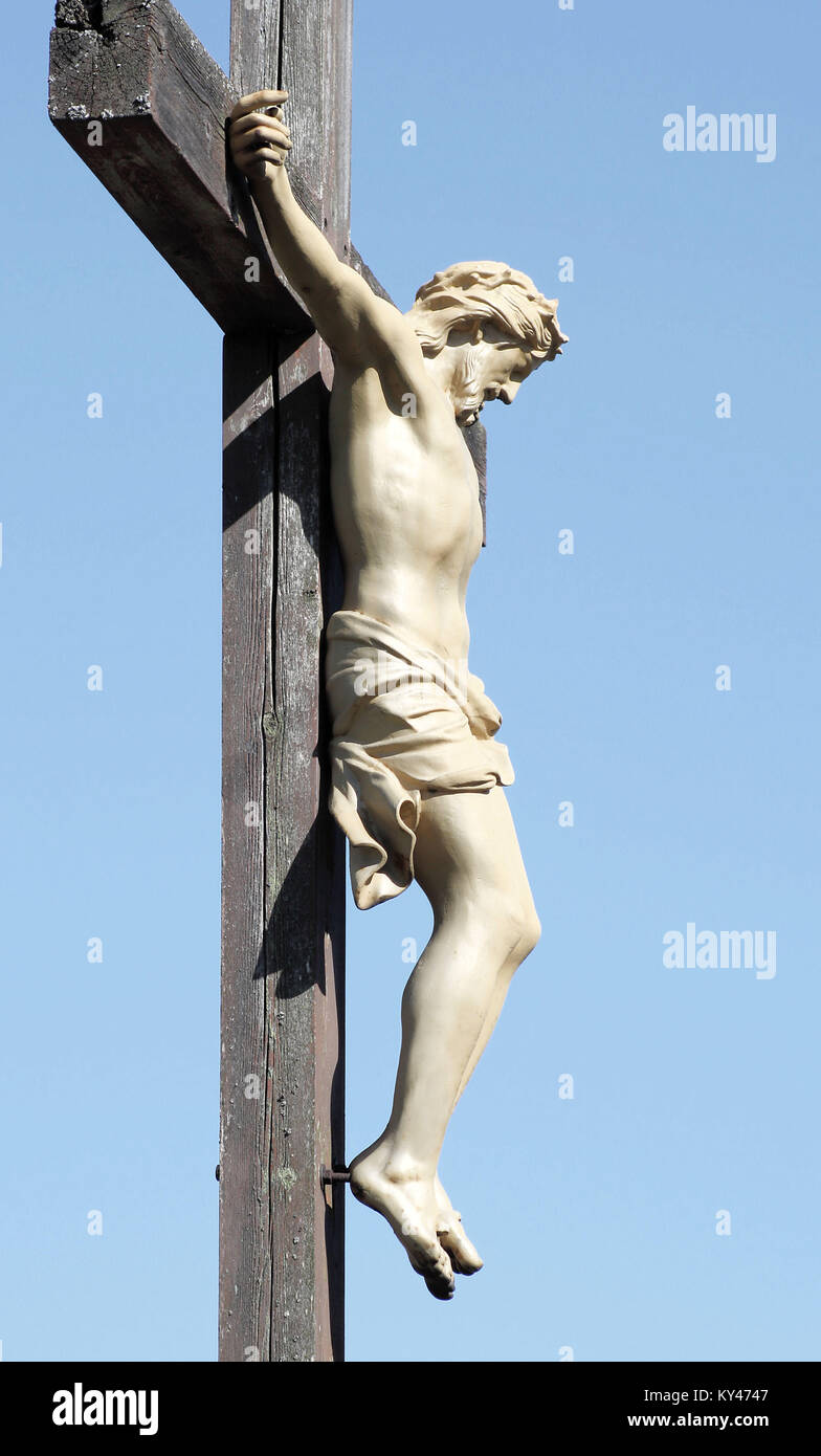 Christus Genagelt Um Zu Kreuzen Stockfotos und -bilder Kaufen - Alamy
