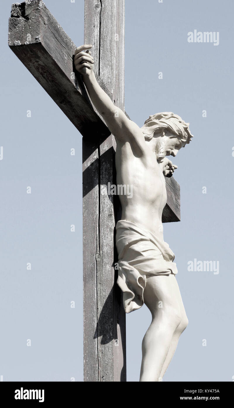 Christus Genagelt Um Zu Kreuzen Stockfotos und -bilder Kaufen - Alamy