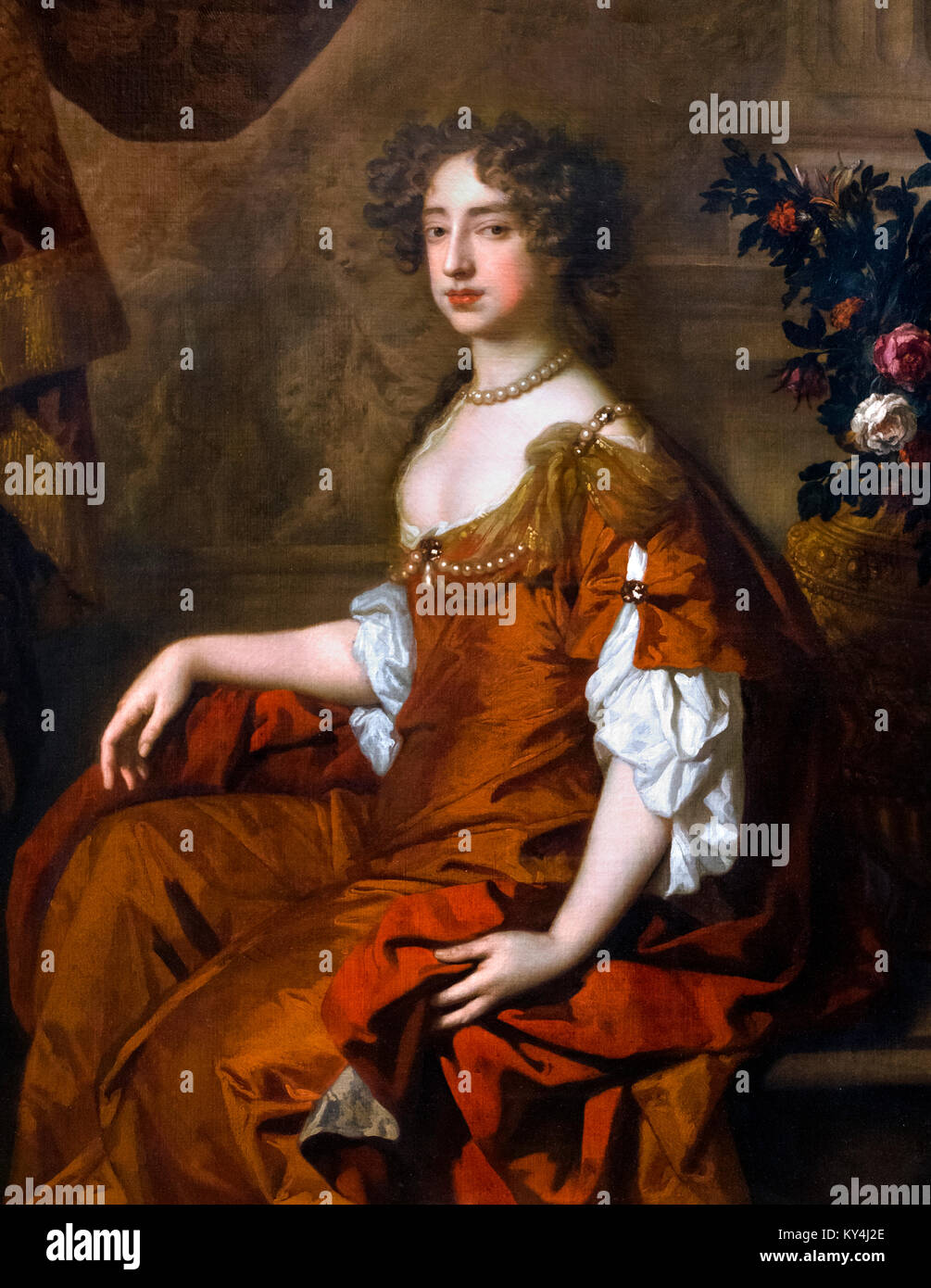 Maria II (1662-1694). Queen Mary II. von England von Sir Peter Lely, Öl ...