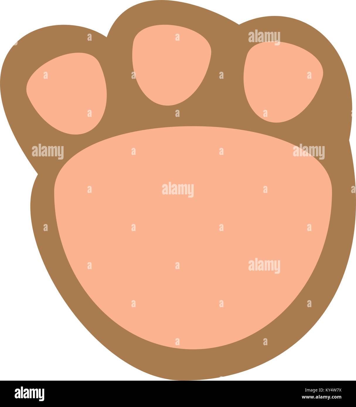 Bear Paw Print Stockfotos & Bear Paw Print Bilder - Alamy