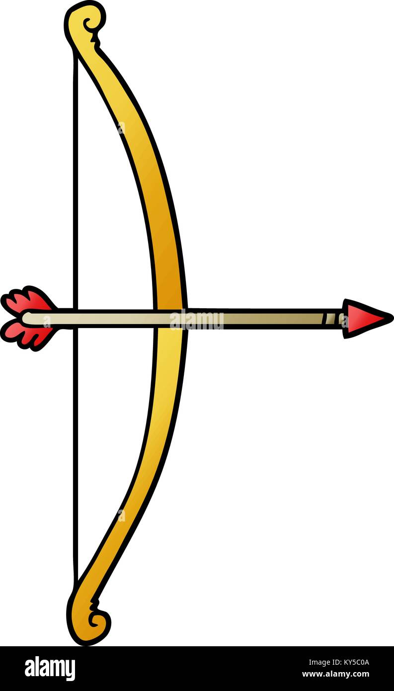 Cartoon Pfeil und Bogen Stock-Vektorgrafik - Alamy