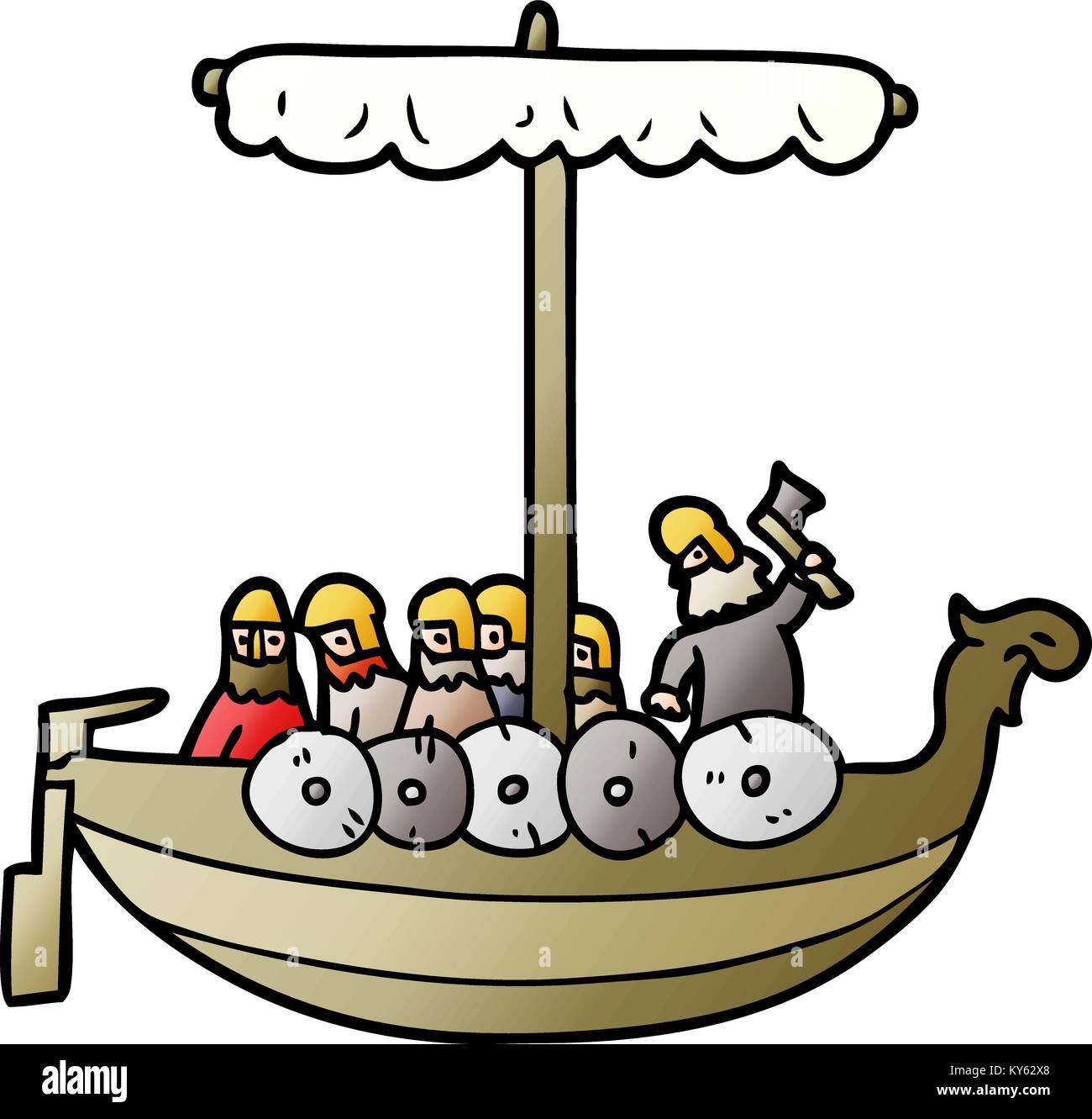 Cartoon wikinger Stock-Vektorgrafiken kaufen - Alamy