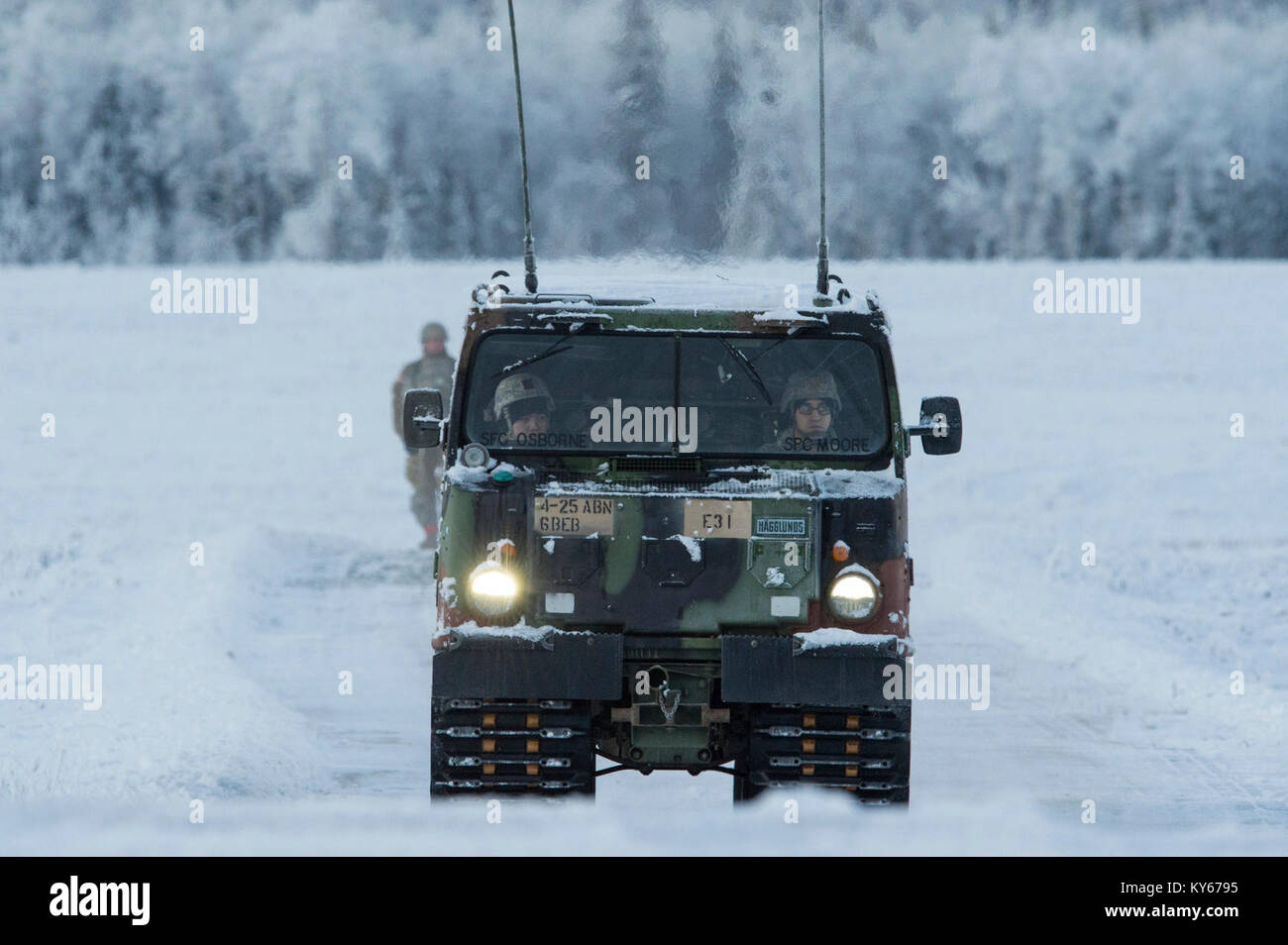 Fallschirmjäger auf der 6. Brigade Engineer Battalion, 4th Infantry ...